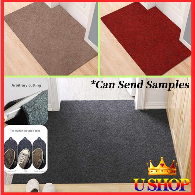 🔥Ship 24H🔥Thickness 5MM Floor Mat Thin Entrance Door Carpet Non Slip ...