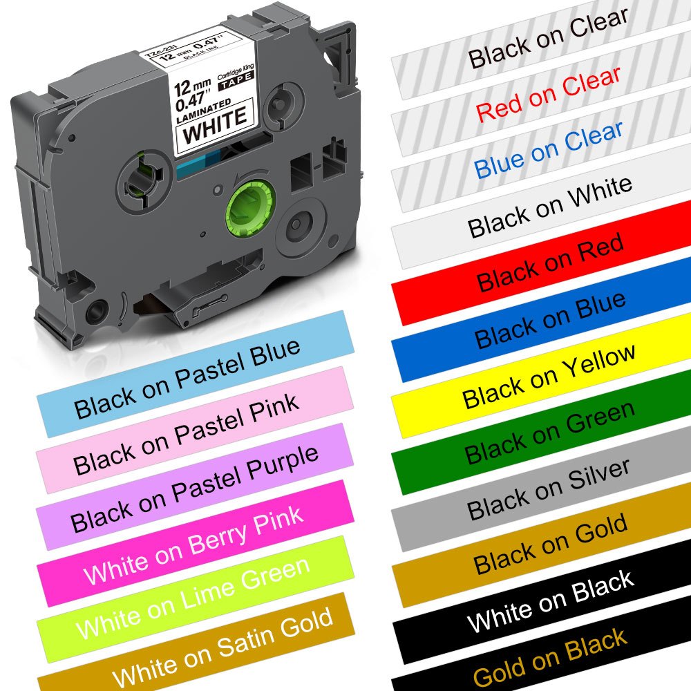 1pcs Compatible for Brother TZe-White-Tape 231 S231 FX231 FX221 FX211 ...