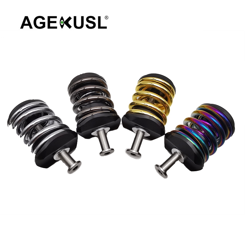 AGEKUSL Bicycle Rear Shock Absorber Spring Titanium Bolt Lightweight ...