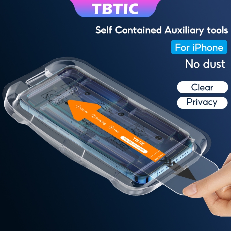 TBTIC Screen Protector Compatible For iPhone 11 12 13 14 15 16 Pro Max ...