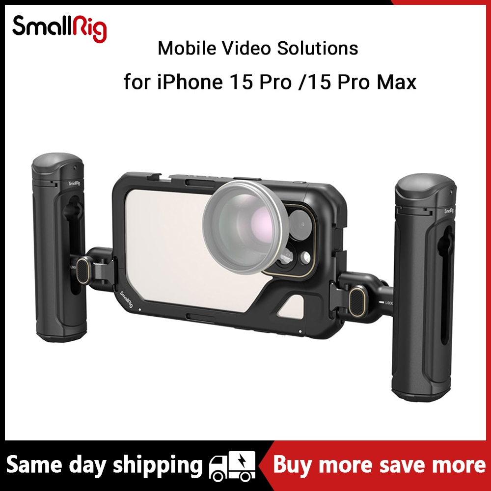 SmallRig Mobile Video Solutions for iPhone 15 Pro /15 Pro Max ...