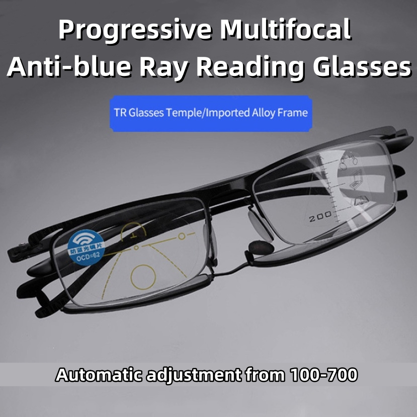 Progressive Multifocal Anti-blue Ray Reading Glasses Intelligent Auto ...
