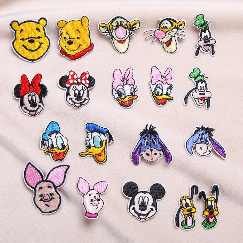 Winnie the Pooh Mickey Minnie Dark Daisy Etc Disney Series Cartoon ...