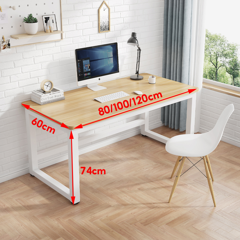 【SG】Study Table Computer Table PC Desk offic Desk 80/100/120cm | Shopee ...