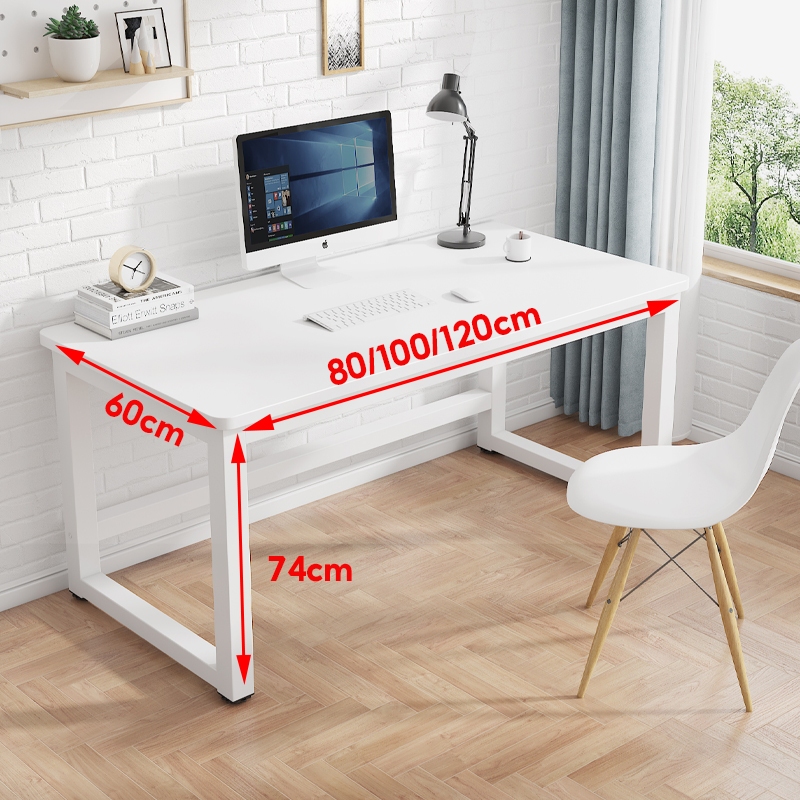 【SG】Study Table Computer Table PC Desk offic Desk 80/100/120cm | Shopee ...