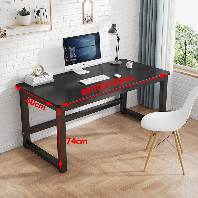 【SG】Study Table Computer Table PC Desk offic Desk 80/100/120cm | Shopee ...