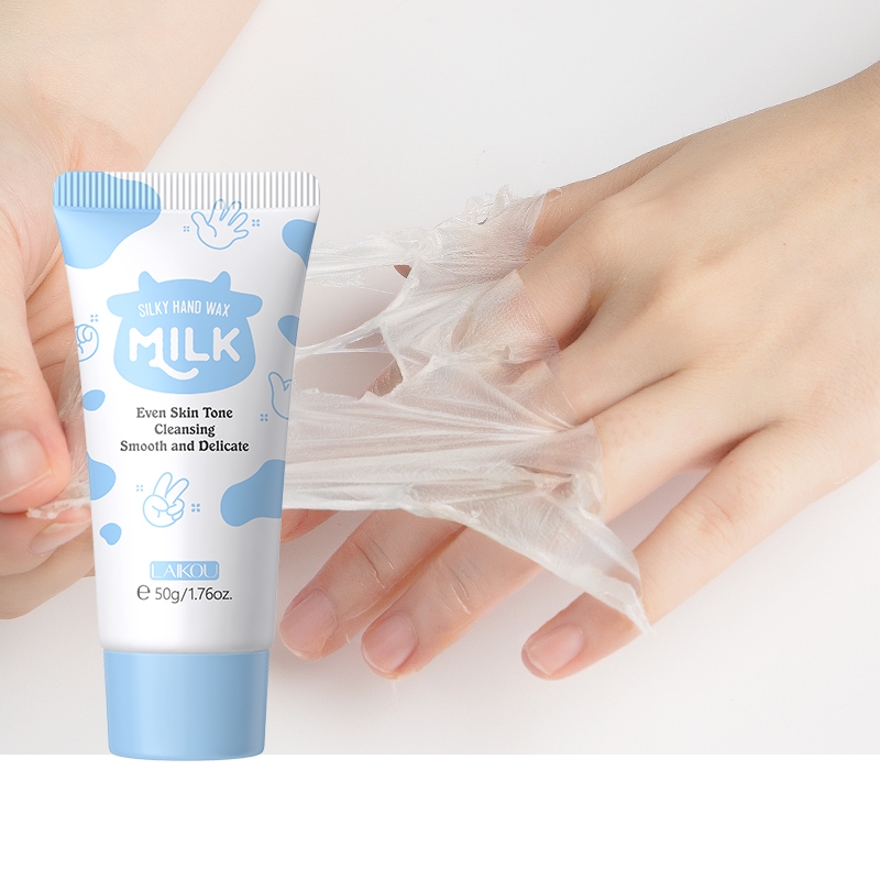 LAIKOU Milk Silky Hand Wax Peel Off Hand Mask Exfoliating Brighten ...