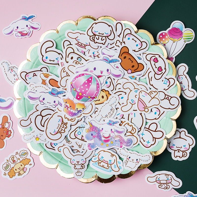 100 Sheets Non-Repetitive Cartoon Q Version Sanrio Graffiti Stickers ...