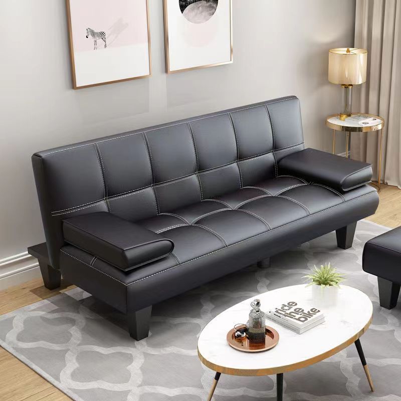 Available Nordic Modern Foldable Sofa Bed Multifunctional Leather Sofa ...