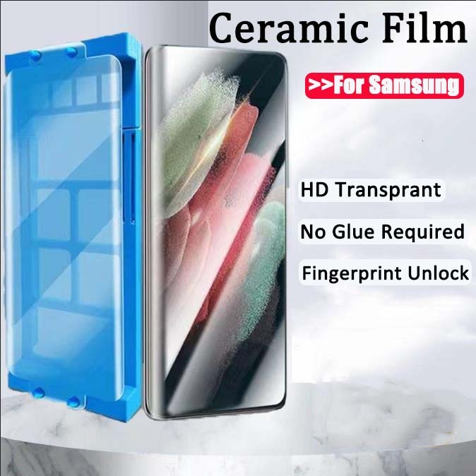 Full Glue Screen Protector for Samsung Galaxy S25 S23 S22 S21 S20 S10 ...