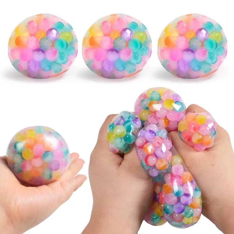 Colorful Squishy Stress Relief Squeeze Ball Fidget Toys | Shopee Singapore