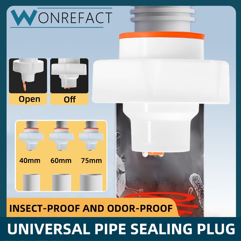 Pipe Odor-proof Sealing Plug Cover Kitchen Bathroom Sink Sewer Pipe ...