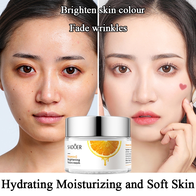 【Lmprove aging】SADOER Facial Cream,50g,Vitamin C Face cream, Remove ...