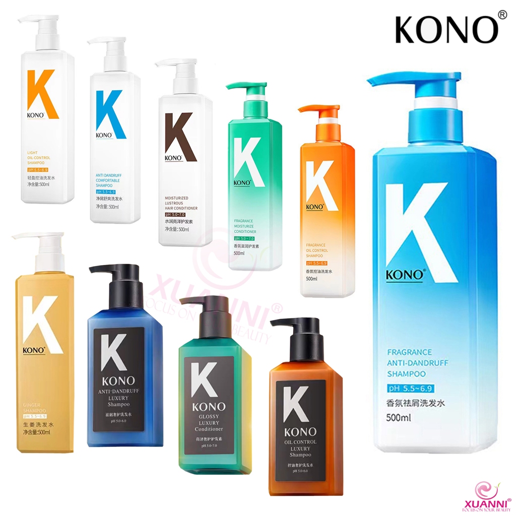 Original Authentic KONO Shampoo Oil Control Fluffy Anti-dandruff Men ...