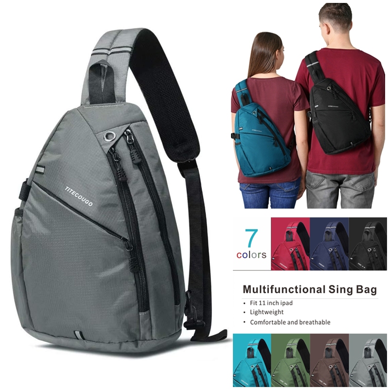 TITECOUGO Sling Backpack Travel Shoulder Bag One Strap Crossbody Bags ...
