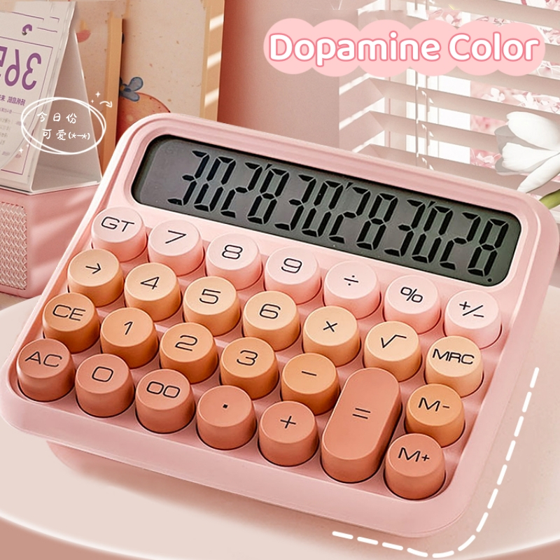 INS Dopamine Color Calculator Large Display 12 Digits Mechanical Dot ...
