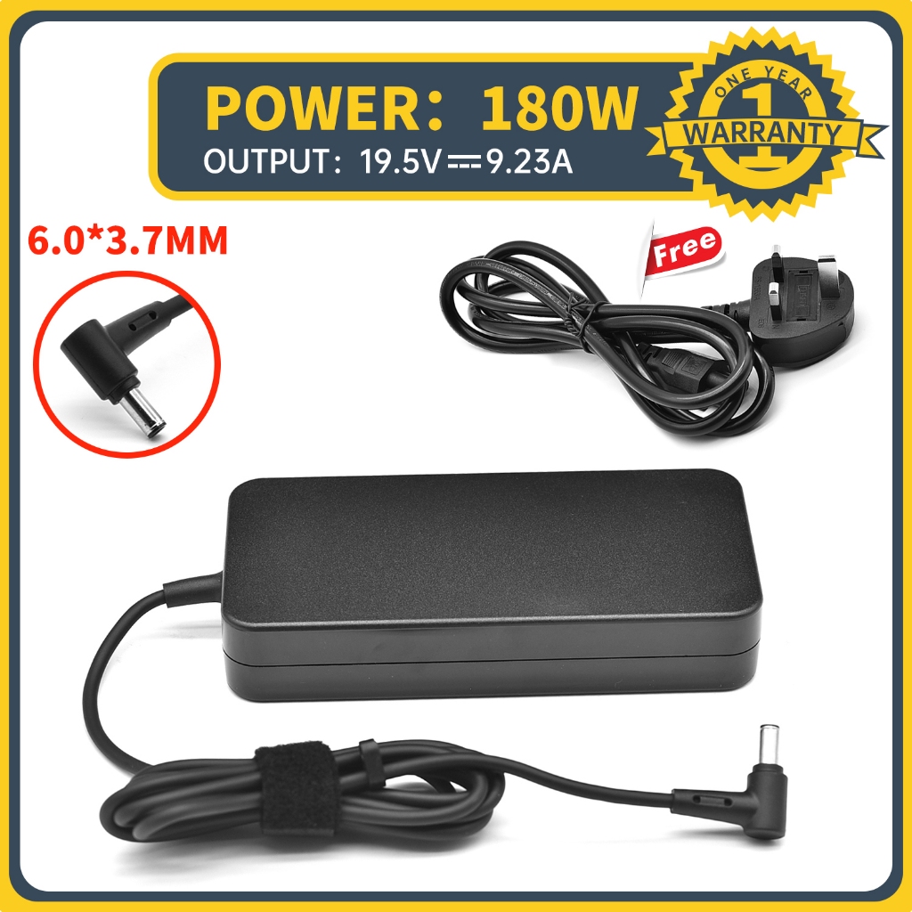 180W 20V 9A 6.0*3.7mm Ac Adapter For ASUS ROG TUF Gaming F15 A15 A17 ...