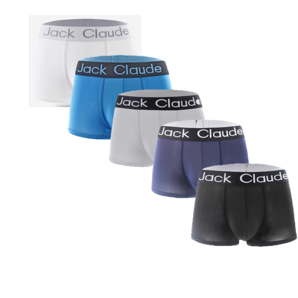 Men's Boxer Underwear Jack Claude Ice Silk Man Underpants Trunks ...