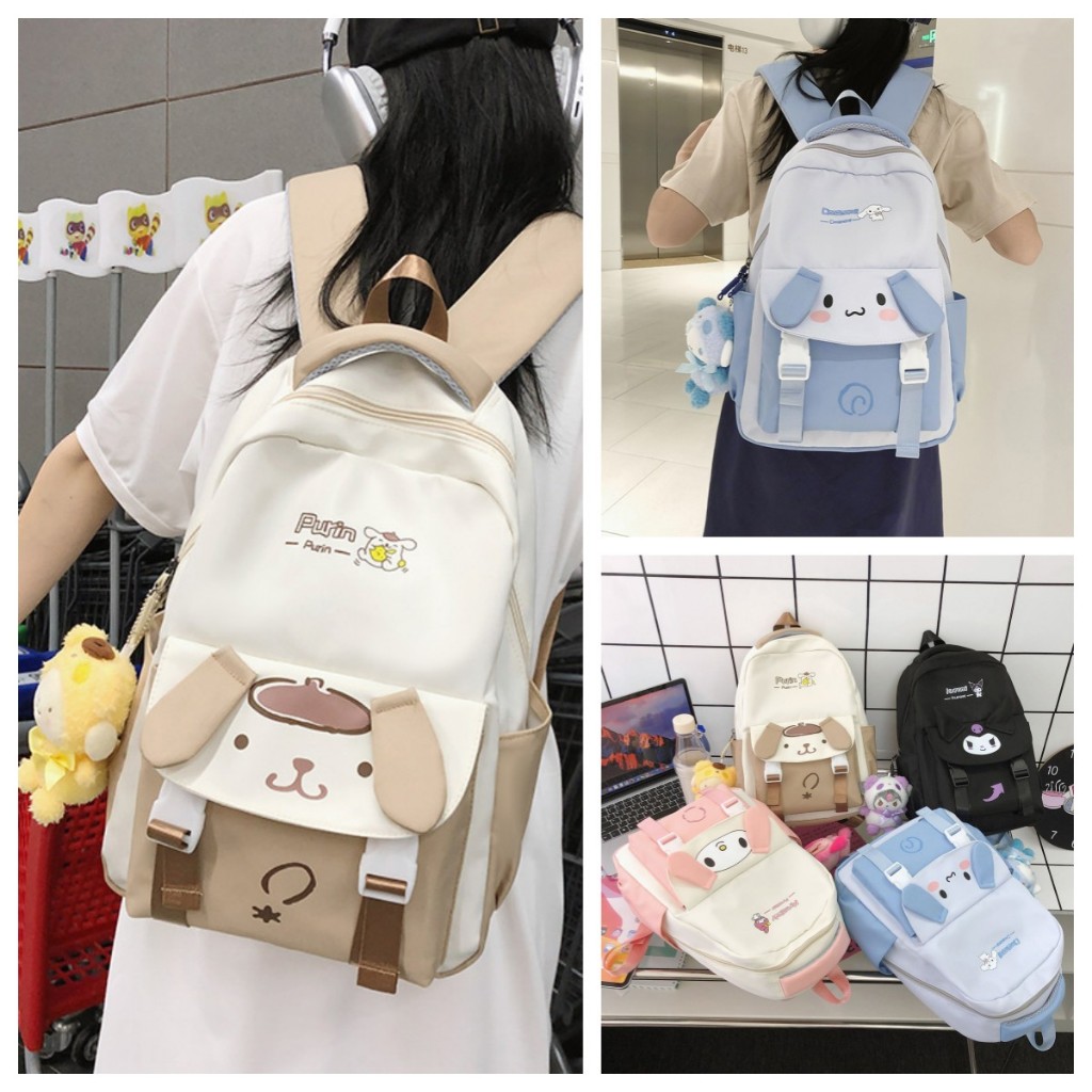 Sanrio Cartoon Schoolbag Backpack High School Primary School Student ...