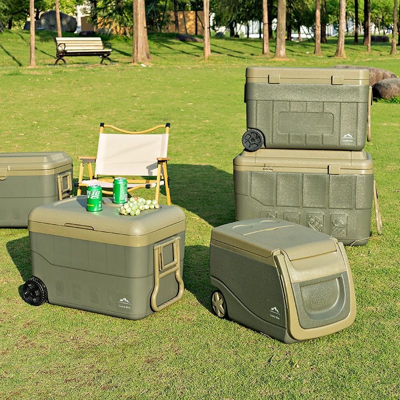 Cooler Box Insulation Box Commercial Stall Refrigerator Portable Wheel ...