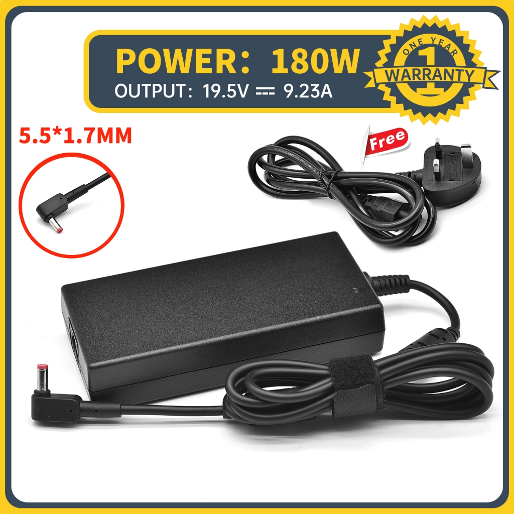 Acer 180W laptop charger 5.5*1.7mm for Acer Predator Helios 300 Gaming ...