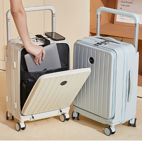 Multifunctional Front Opening Luggage 20 inch Boarding Suitcase 26 inch ...