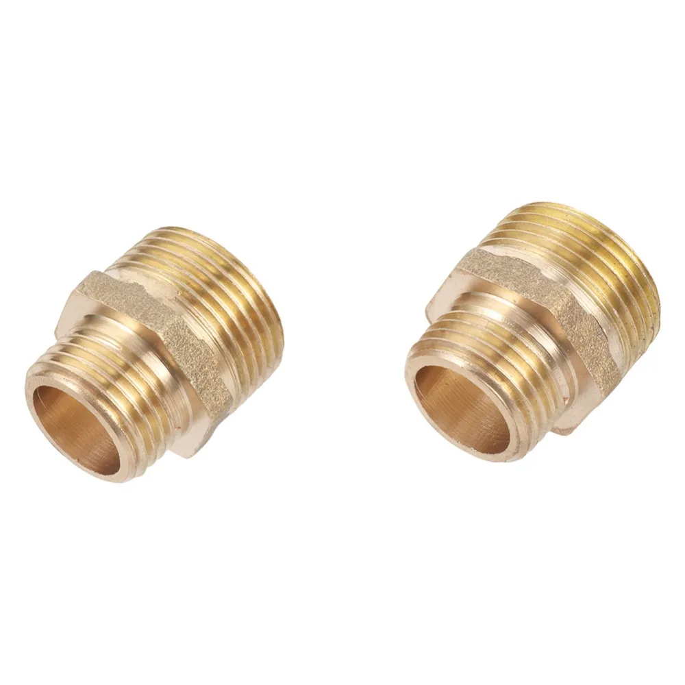 1Pc Brass G1/2" to G3/4" Male Thread Garden Water Connectors Watertap ...