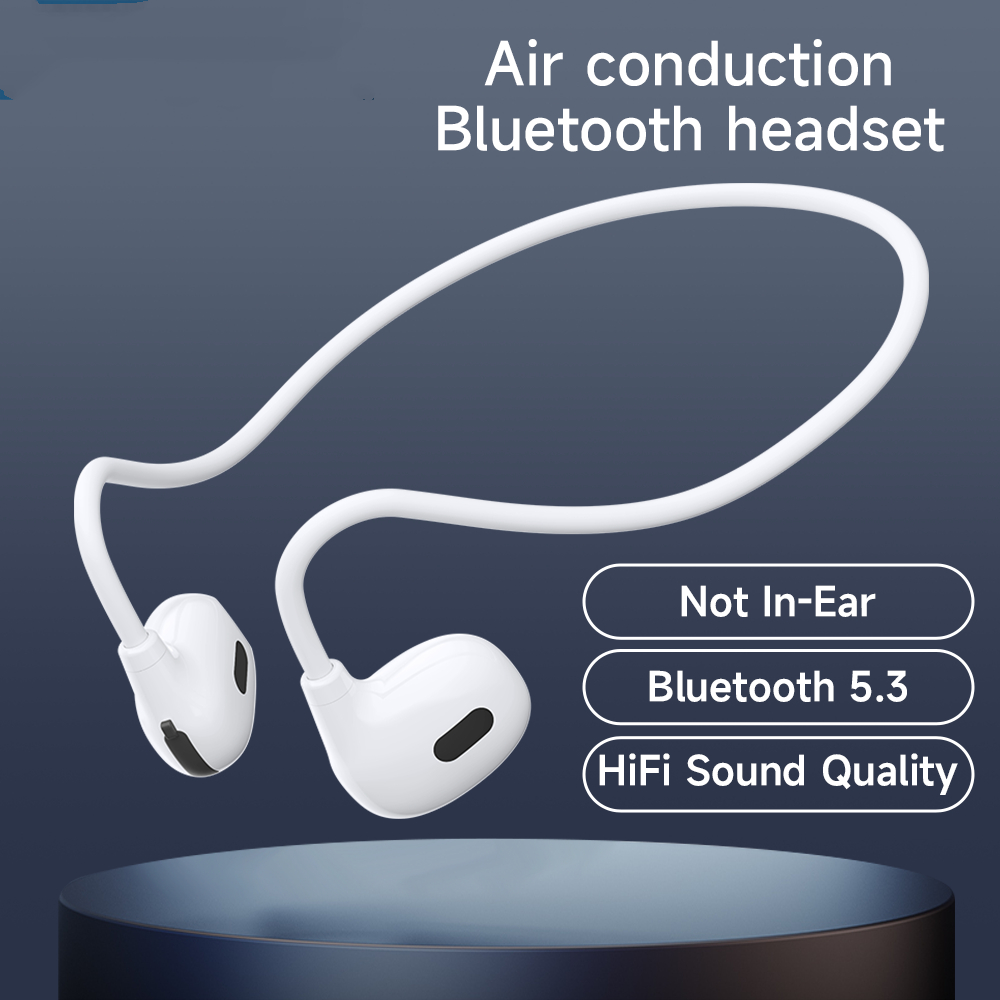 Air Conduction Earphone Bluetooth 5.3 Wireless Headset Waterproof ...
