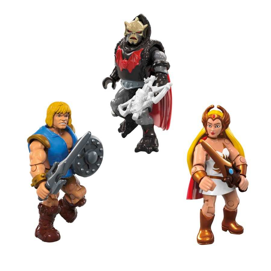3pcs MEGA CONSTRUX Bloks He-Man and She-Ra the Masters of the Universe ...