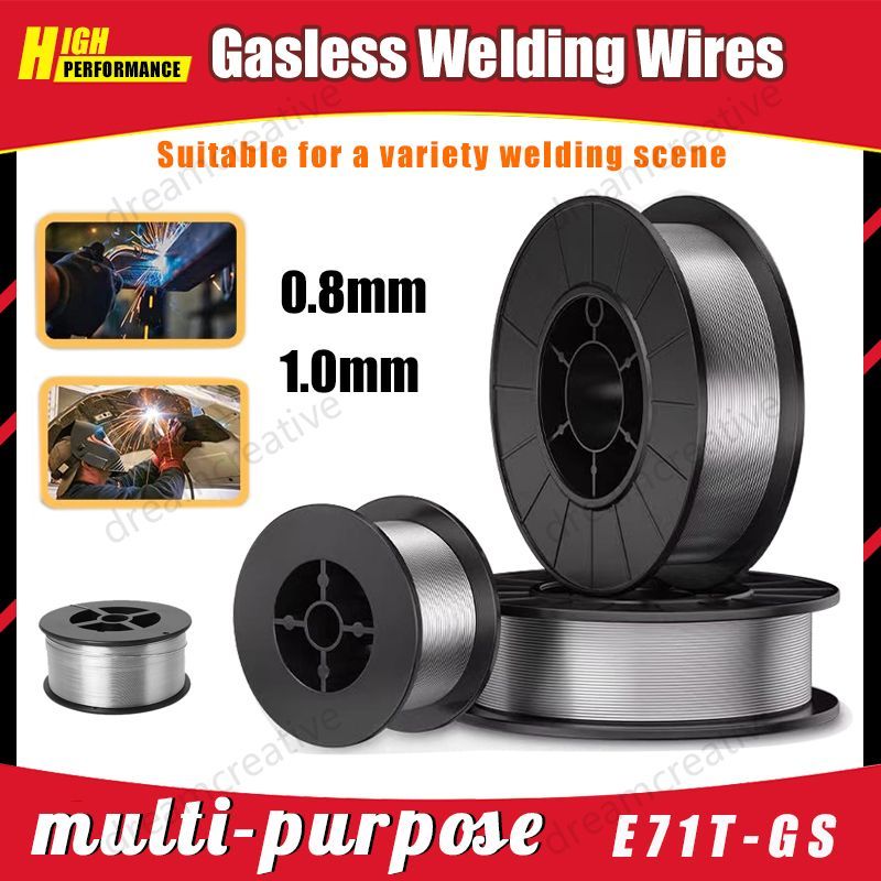 1kg 0.8MM 1.0MM Wire Gasless Steel Flux Cored Wires E71T-GS High Performance Powerweld Gasless ...