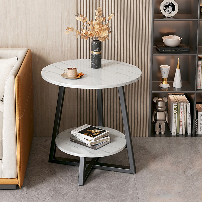 Small coffee table, living room, household iron tea table, light luxury ...
