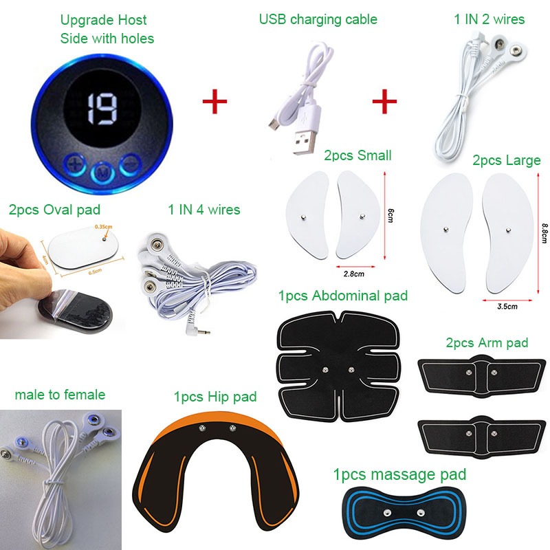 EMS Facial Massager Current Muscle Stimulator Facial Lifting Eye Beauty ...