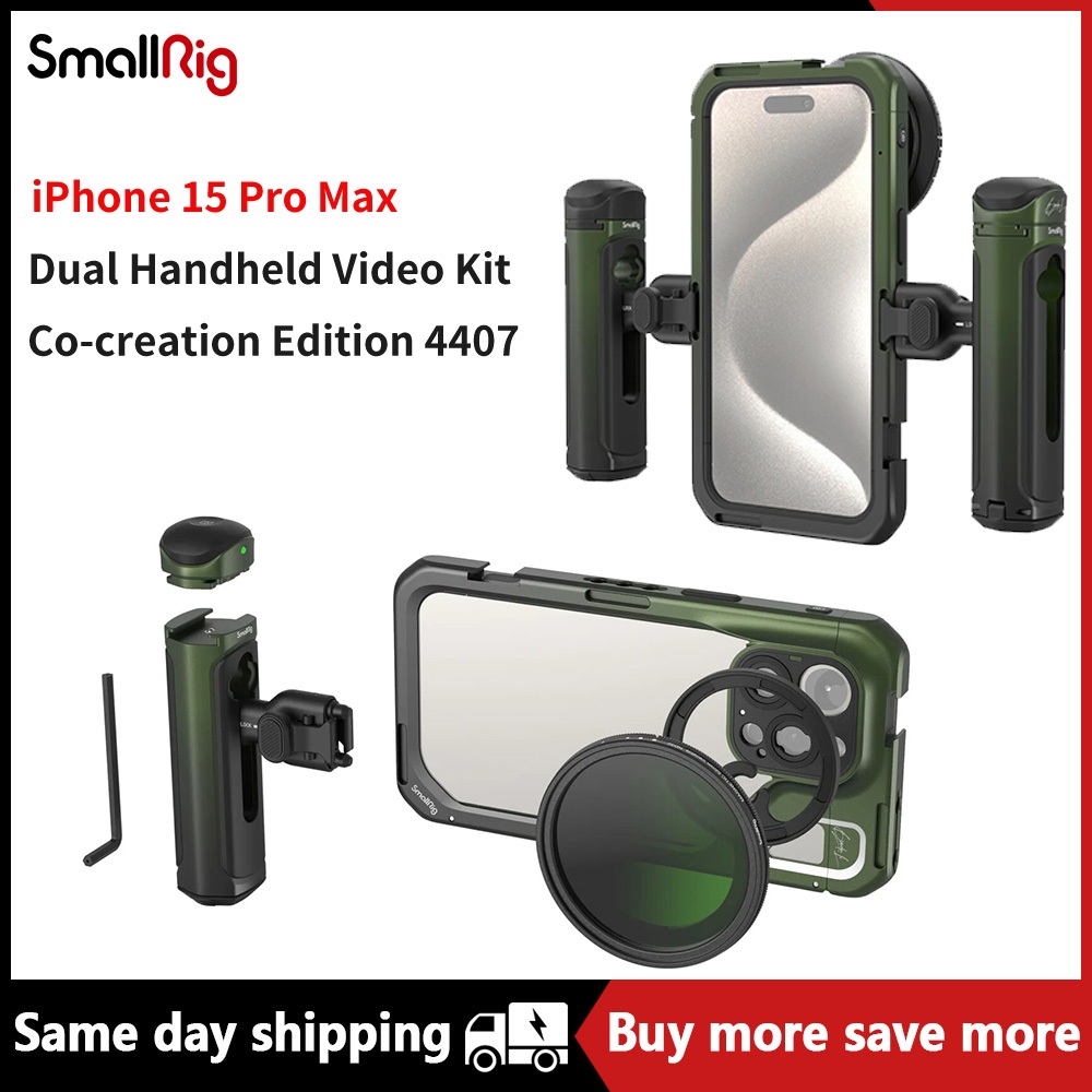 SmallRig iPhone 15 Pro Max Dual Handheld Video Kit Co-creation Edition ...