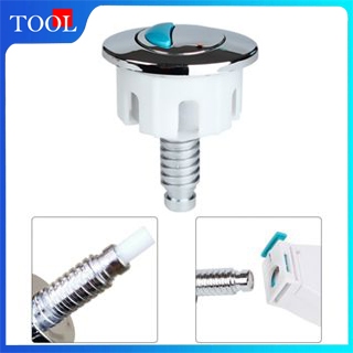 Dual Flush Water Saving Chrome Toilet Push Button with ABS Material and ...