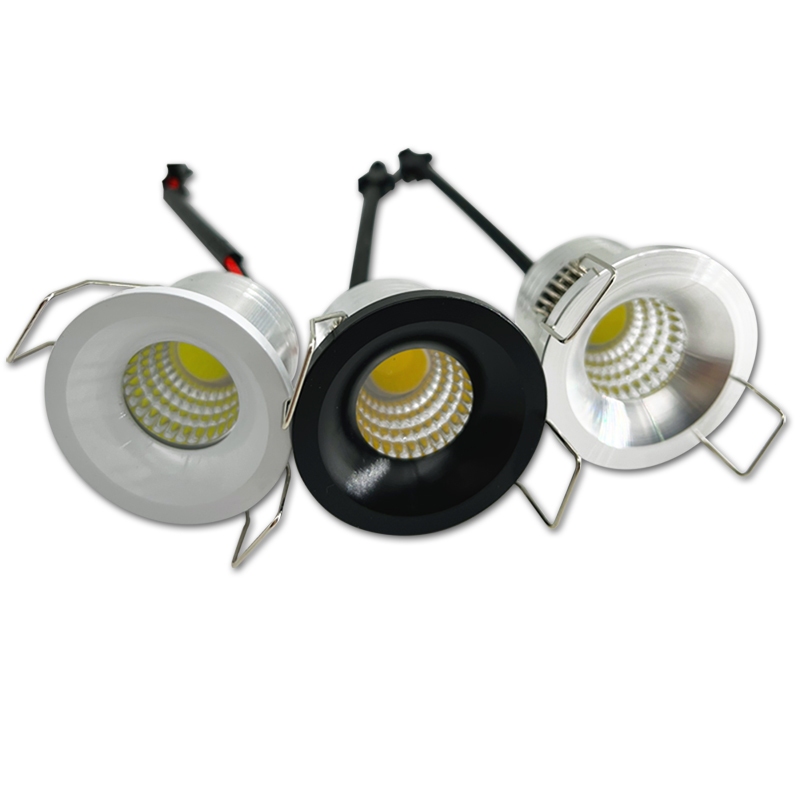 3W LED Mini Ceiling Small Spotlight Opening 33mm Recessed Hole Display ...