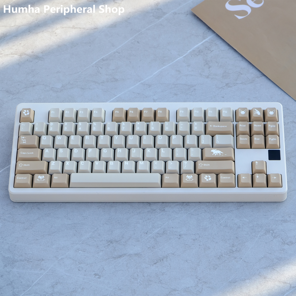 Humha Silent Desert keycap PBT material Dye-Sublimation Cherry profile ...