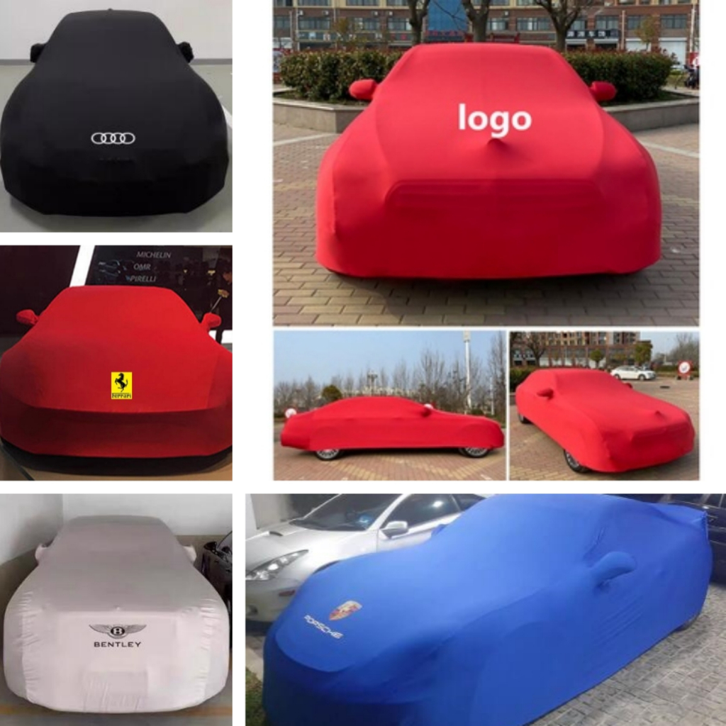 Universal Stretch Car Cover Sunscreen Windproof Dustproof Scratch-proof ...