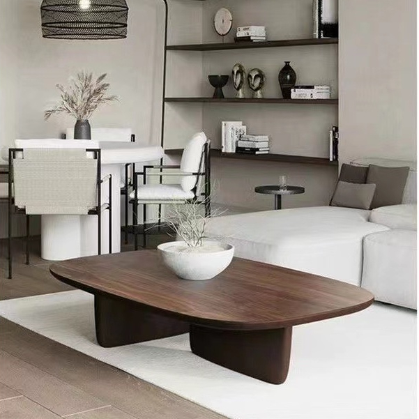 Silent Style Solid Wood Coffee Table Living Room Wooden Table ...