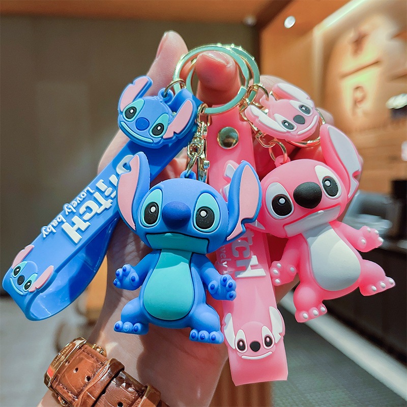 Classic Stitch Doll Keychain Stitch Backpack Pendant Couple Keychain ...