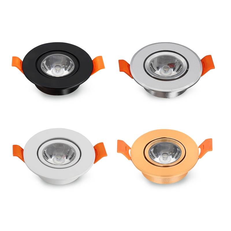 3W LED Eyeball Recessed Spotlight 220V Downlight Home Lighting Room ...