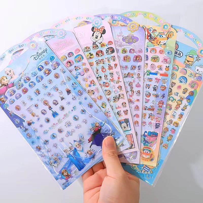 200 Stickers Underwater Column Ice Princess pvc Stickers Super Flying ...