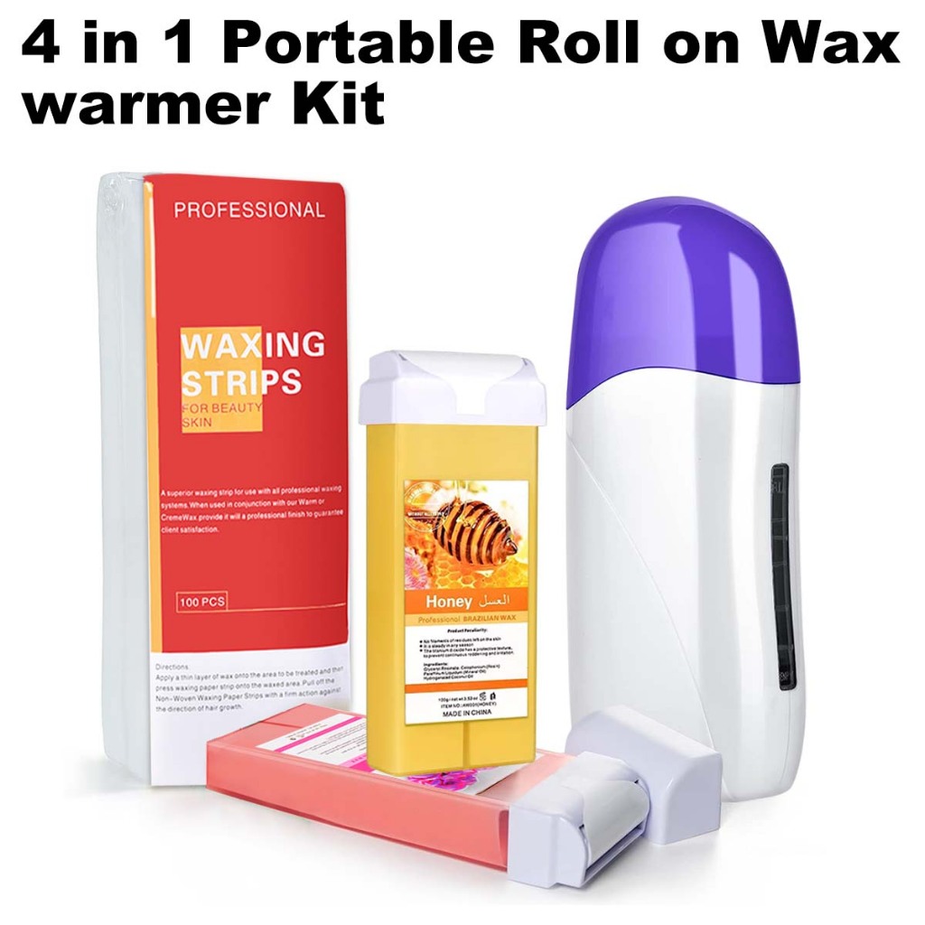 4in1 Portable wax machine waxing set , handheld wax heater Salon Soft ...