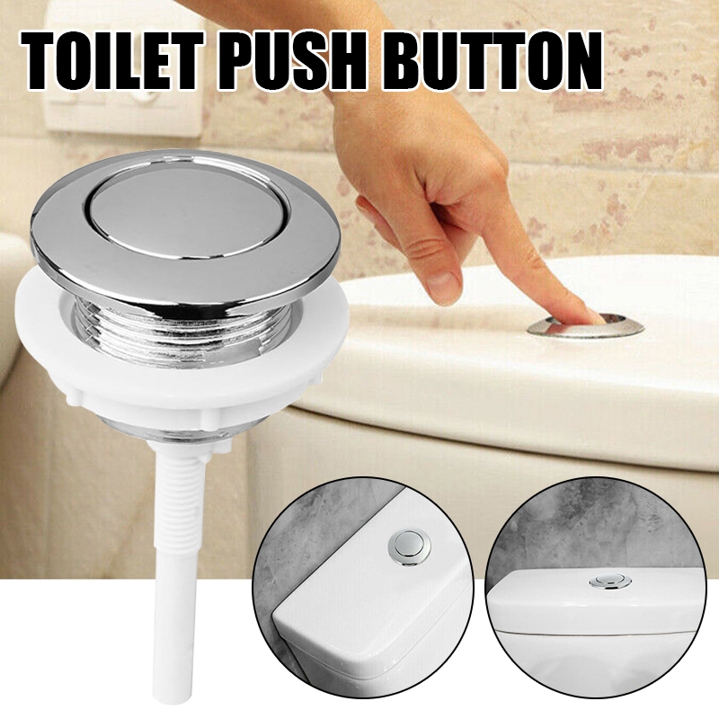 New Bathroom Toilet Push Button Single Flush Button Toilet Water Tank ...