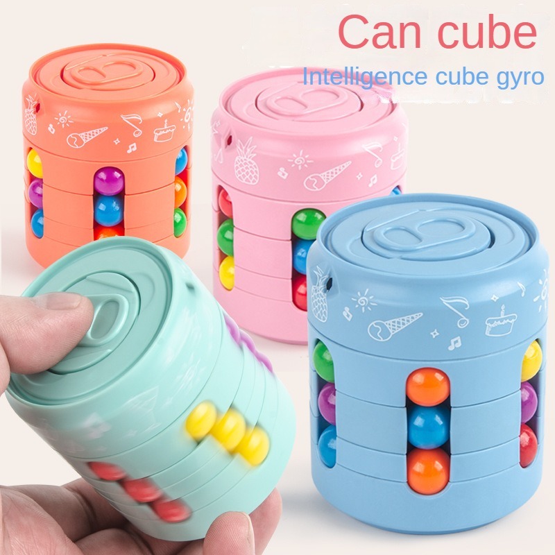 Rubik's Cube Fidget Spinner Cola Decompression Rubik's Cube Finger ...