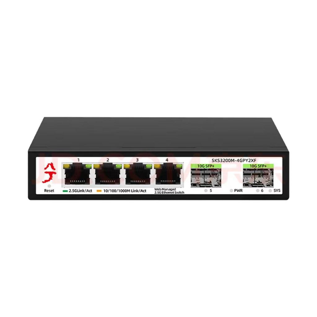 6 Port 2.5G Desktop Switch For Wifi 6 Qnap Nas Synology Nas Asustor Nas ...