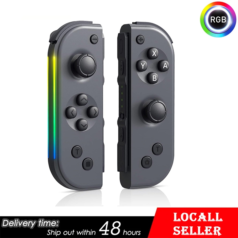 7-Color of Led Joycons Controller for Switch/OLED/Lite,Switch Joy Con ...