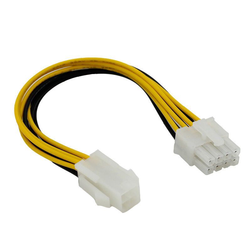 4p to 8P Computer Motherboard CPU Power Cord Extension Cord 4pin to ...