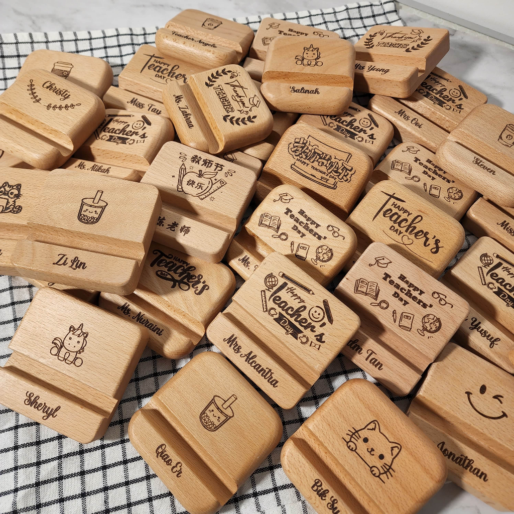 Personalised handphone stand Customised phone holder | Farewell Gifts ...