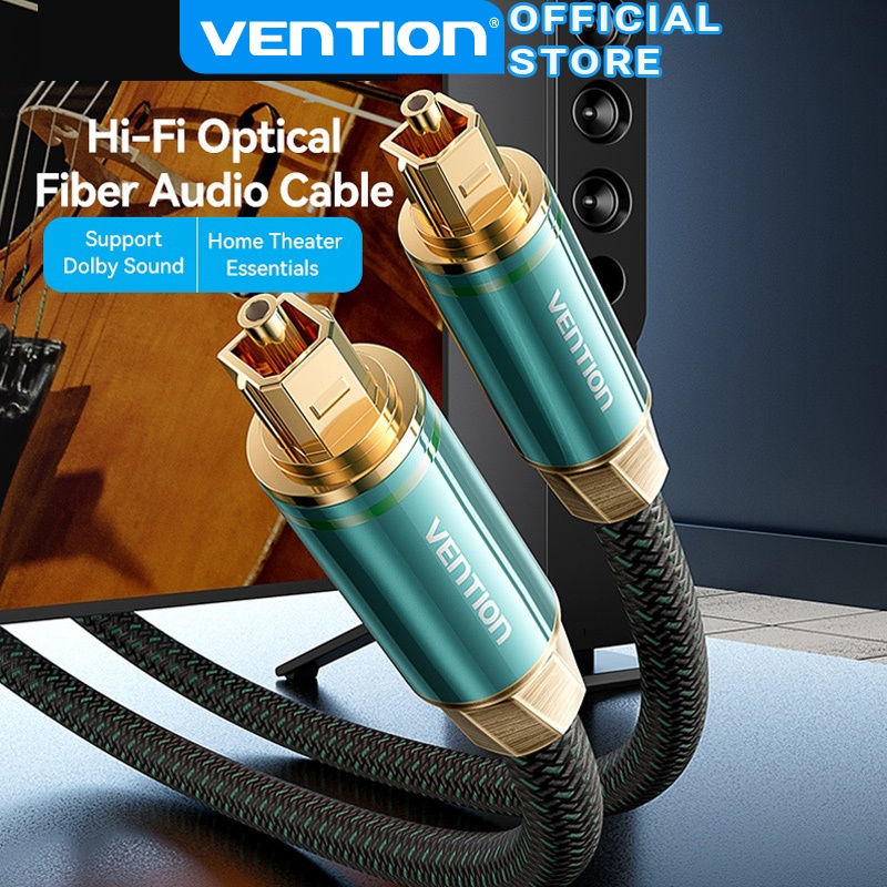 Vention Optical Audio Cable Fiber for Blu-ray CD DVD Toslink Digital ...
