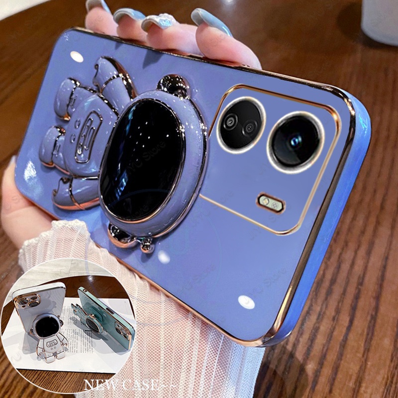 Soft Casing Redmi 13C Xiaomi POCO C65 With Fold Stereoscopic Astronaut ...